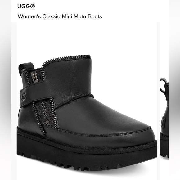 UGG | Shoes | Ugg Womens Classic Mini Moto Boots | Poshmark